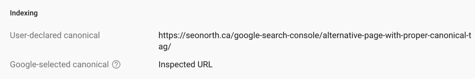 Fixing "alternative page with proper canonical tag" - SEO North